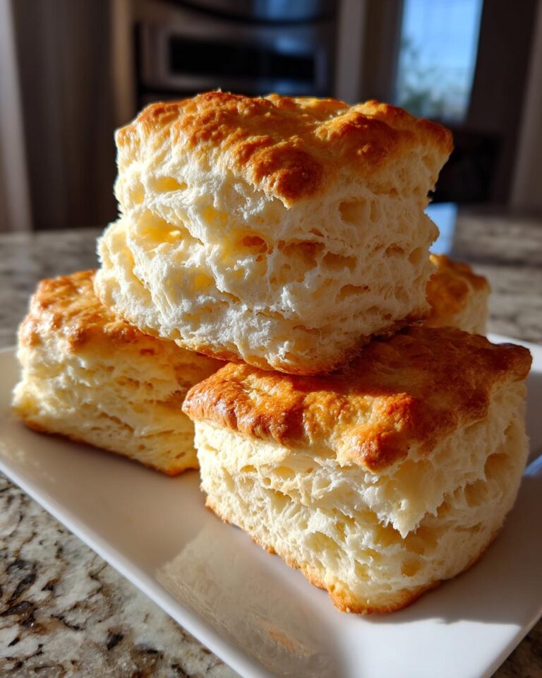 Fluffy buttermilk biscuits: 1 secret to tall rise