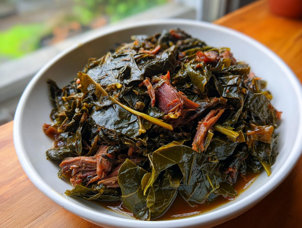Amazing 3-Hour collard greens melt-in-mouth